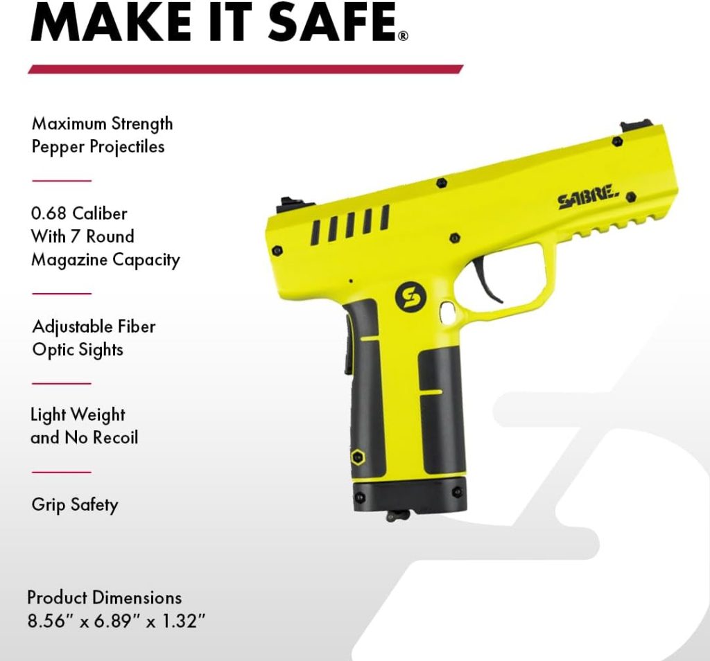 SABRE Pepper Launcher- .68 Cal Powder Launcher | ThugBusters