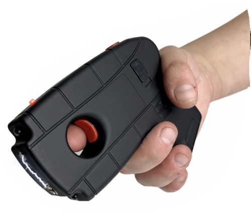 DZS Hand Pistol Stun Gun LED Light Rechargeable Battery | ThugBusters