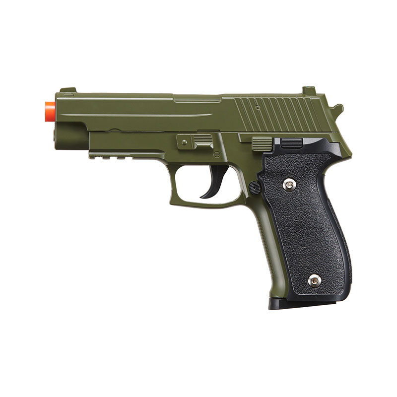 G26 Airsoft Metal P226 Spring Pistol – OD Green Shoots 280 FPS ...